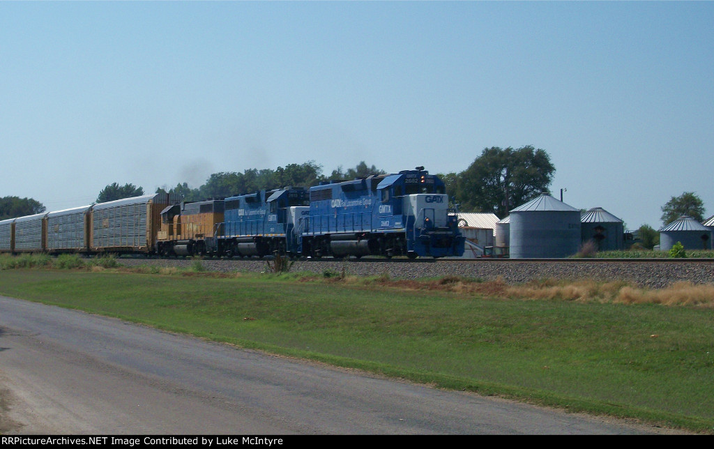 GMTX 2682 eastbound UP local train